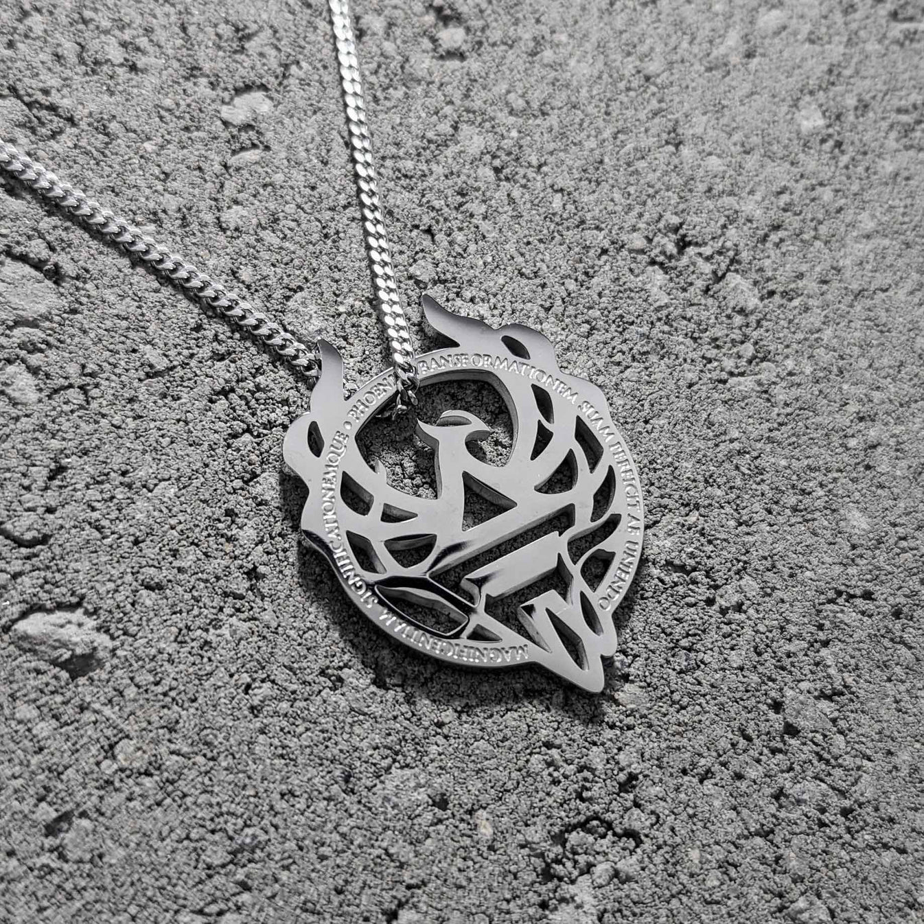 EMBLEM® Phoenix Necklace and Chain - Premium Stainless Steel Streetwear ...